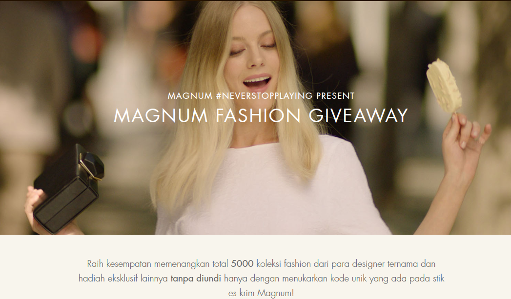 Magnum Fashion Giveaway Menangkan 5000 Koleksi Fashion Tanpa Diundi ...