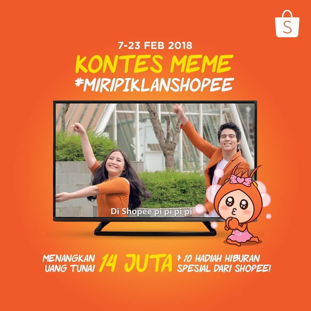 Menangkan Hadiah Total 14 Juta Rupiah dari Kontes Meme Shopee Februari ...