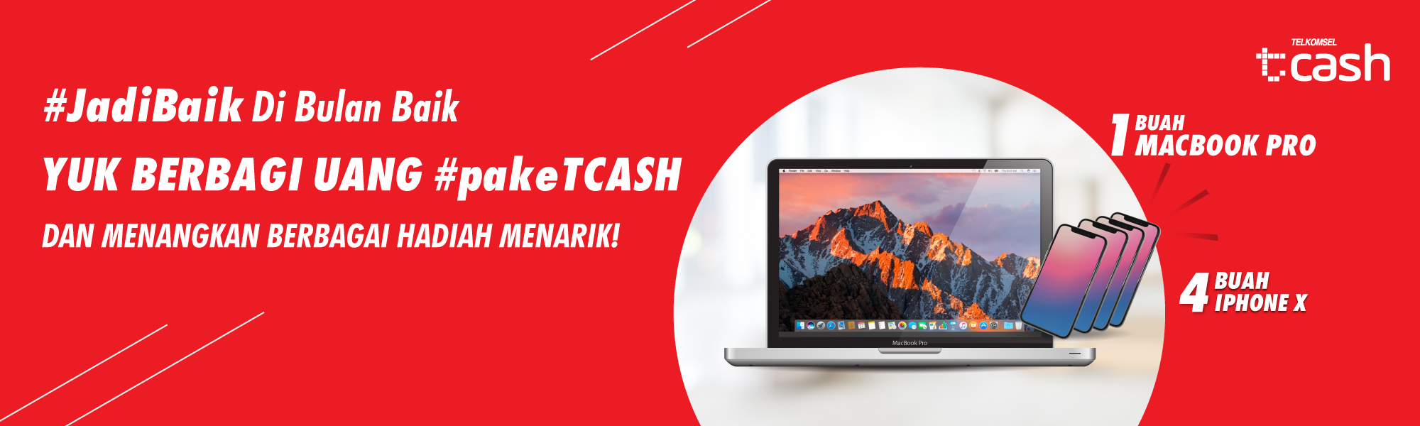 Gratis MacBook Pro dan Iphone X dari TCASH - Info Kuis Berhadiah