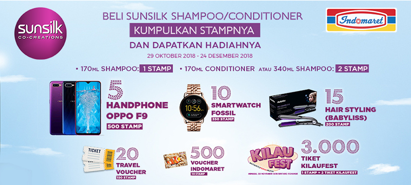 Kumpulkan Stamp Sunsilk di Indomaret Menangkan Hadiah Handphone ...