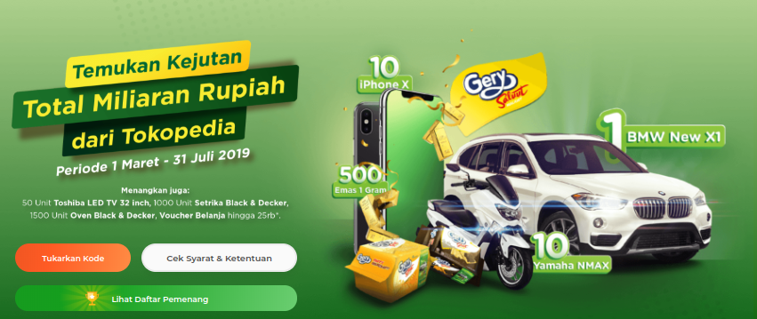 Gratis Mobil, Motor, Smartphone, LED TV, Setrika, Oven, dan Emas dari ...