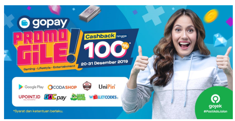 Promo Bayar Pakai GoPay Cashback 100% di Google Play, Codashop, Mobile Premier League dan ...