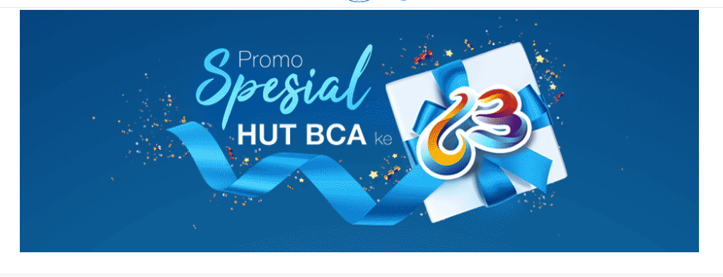 Promo HUT BCA 63 - Info Kuis Berhadiah Promo HUT BCA 63 - Info Kuis Berhadiah