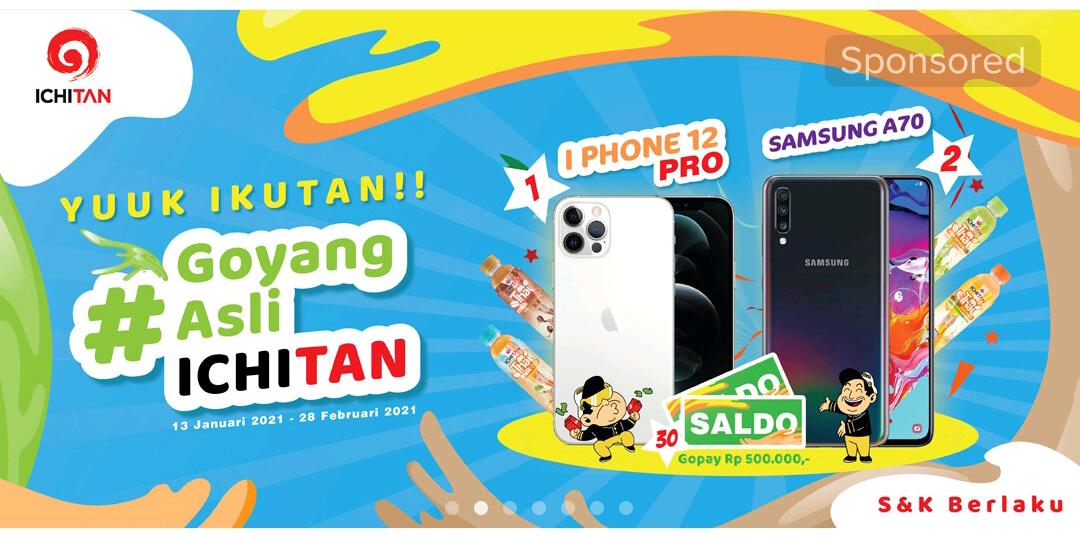 Kontes TikTok Goyang Asli Ichitan Menangkan Hadiah Iphone 12 Pro ...