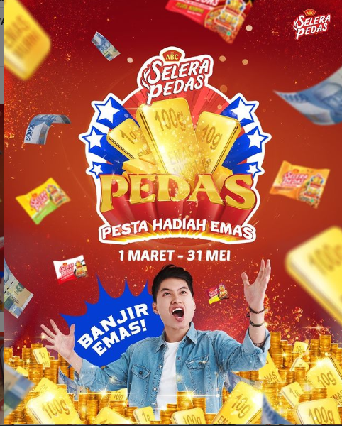 Pesta Hadiah Emas Mie ABC Selera Pedas Temukan Voucher Hadiah Stiker ...