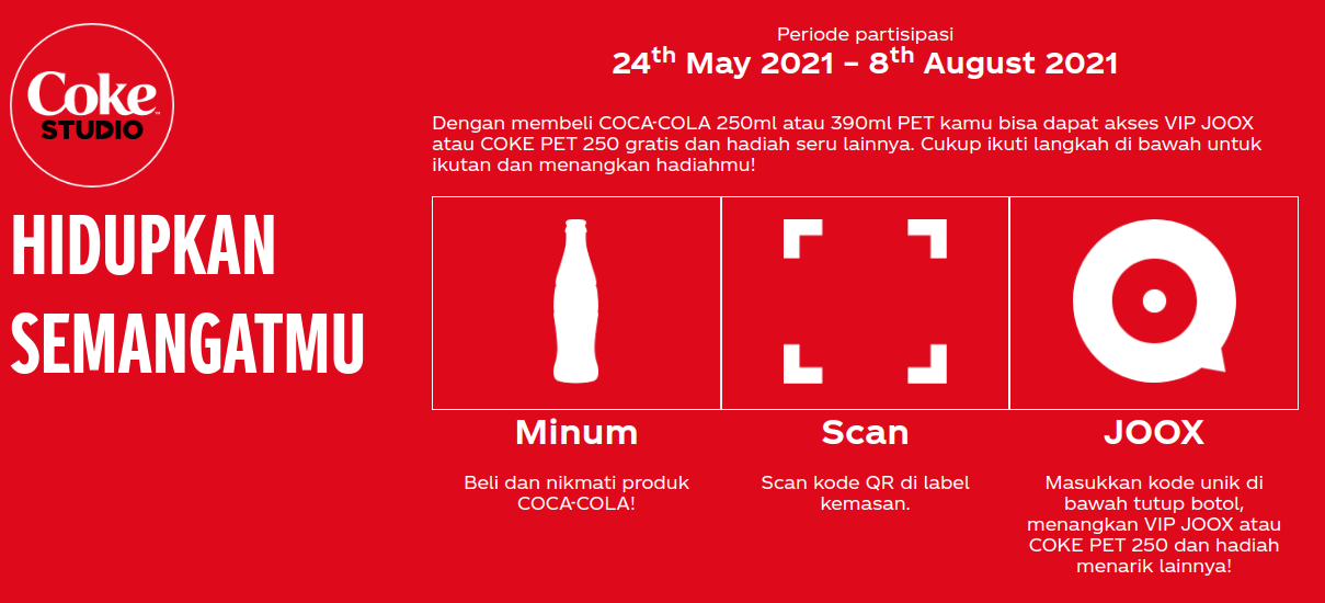 Beli Coca Cola Menangkan Hadiah Wireless Earphone, Headphone, Evoucher ...